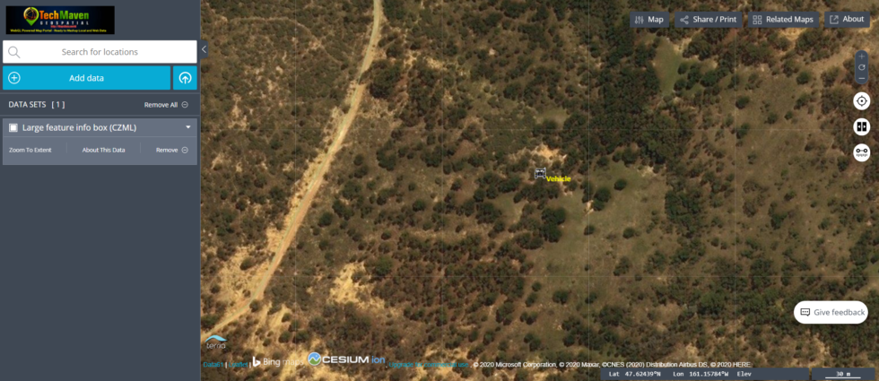 3D Globe with Terrain & 3DTiles and Models | Portfolio of Services and Data